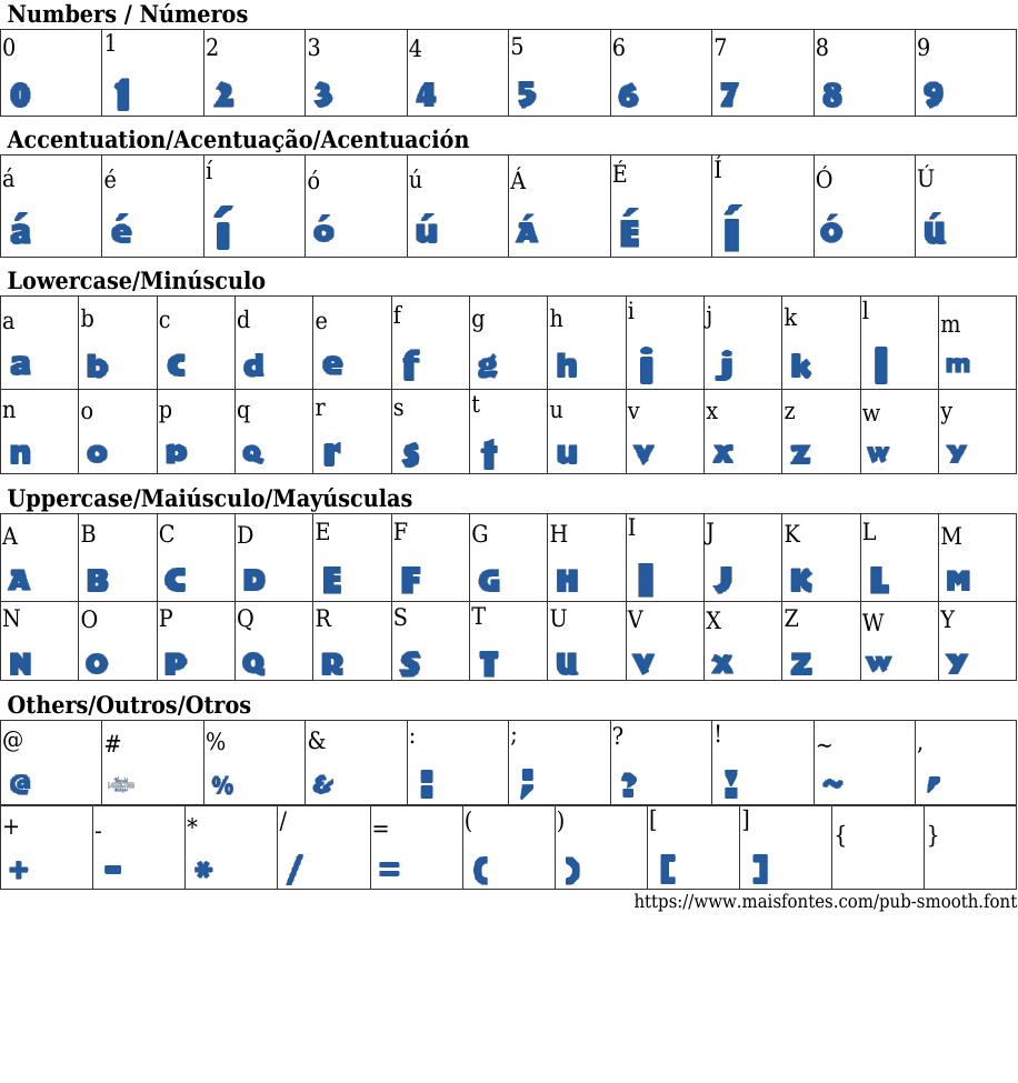 Pub Smooth: Free Font Download | MaisFontes