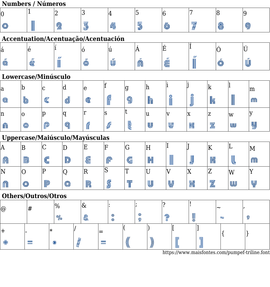 Pump EF Triline: Baixar Fonte Grátis | MaisFontes