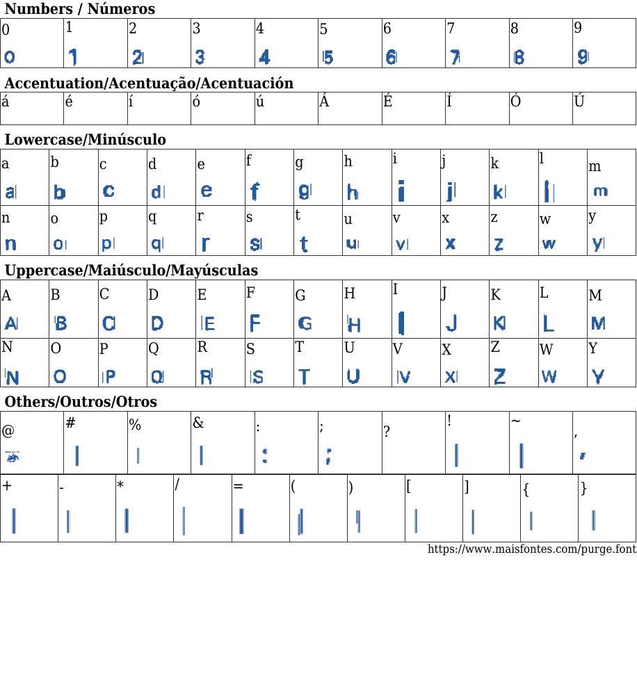 Purge: Free Font Download | MaisFontes