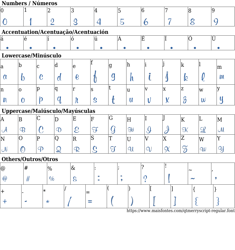 QTMerry Script: Baixar Fonte Grátis | MaisFontes