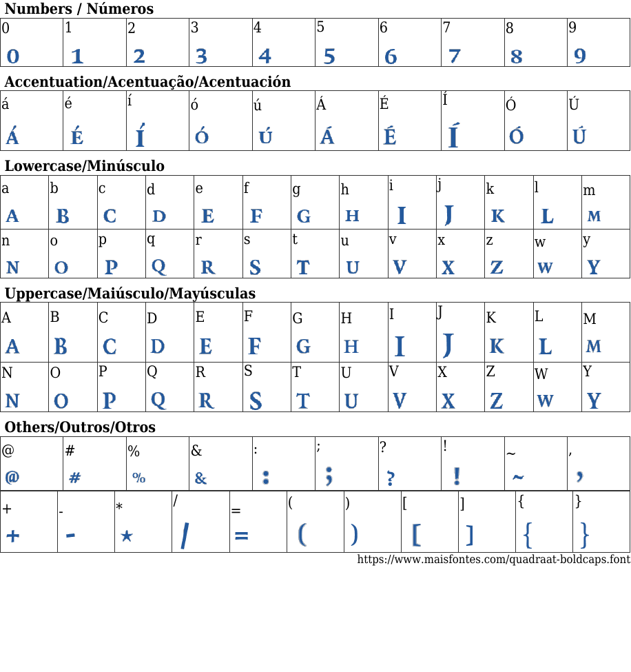 Quadraat BoldCaps Font: Free Download | MaisFontes