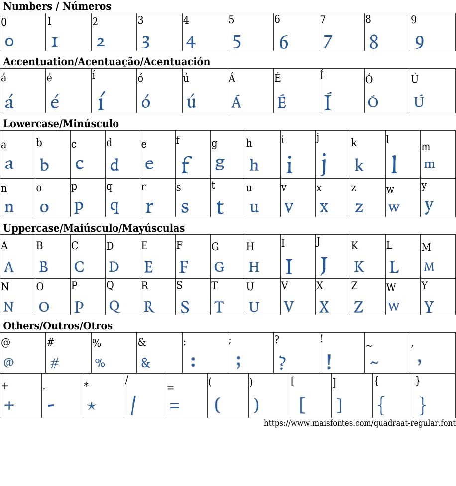 Quadraat Regular: Baixar Fonte Grátis | MaisFontes
