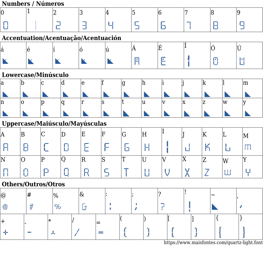 QUARTZ CAPS LIGHT: Baixar Fonte Grátis | MaisFontes