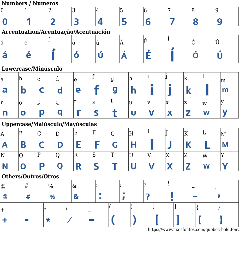 Quebec Bold Font: Free Download | MaisFontes