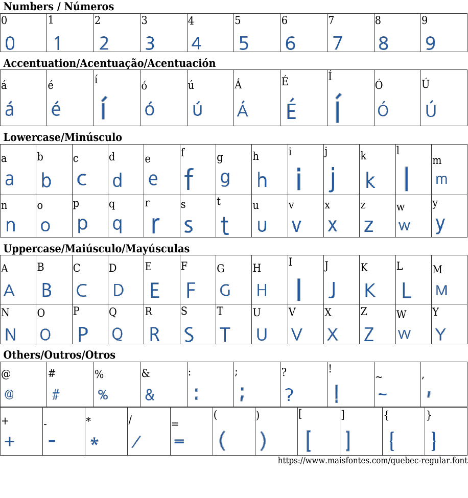 Quebec Regular: Free Font Download | MaisFontes