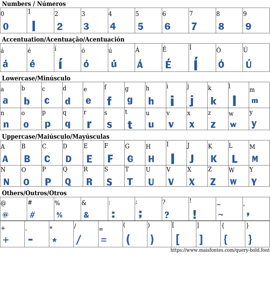 Query Bold: Free Font Download | MaisFontes