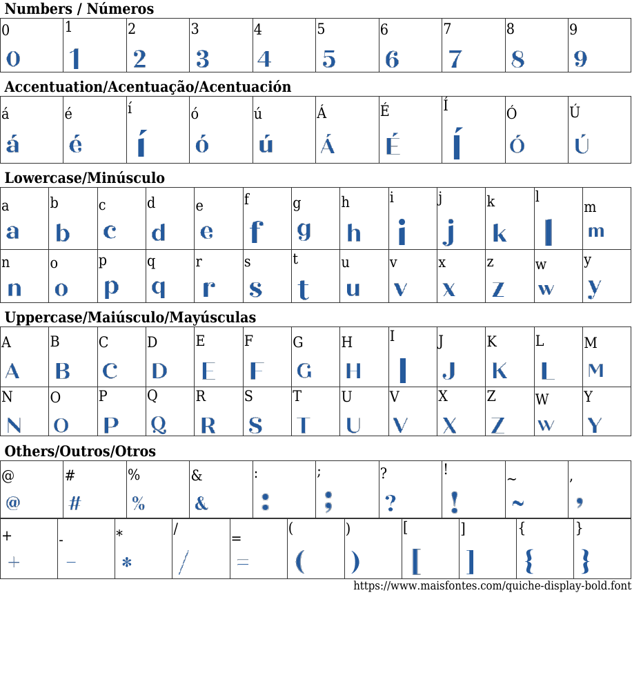 Quiche Display Bold Font: Free Download | MaisFontes