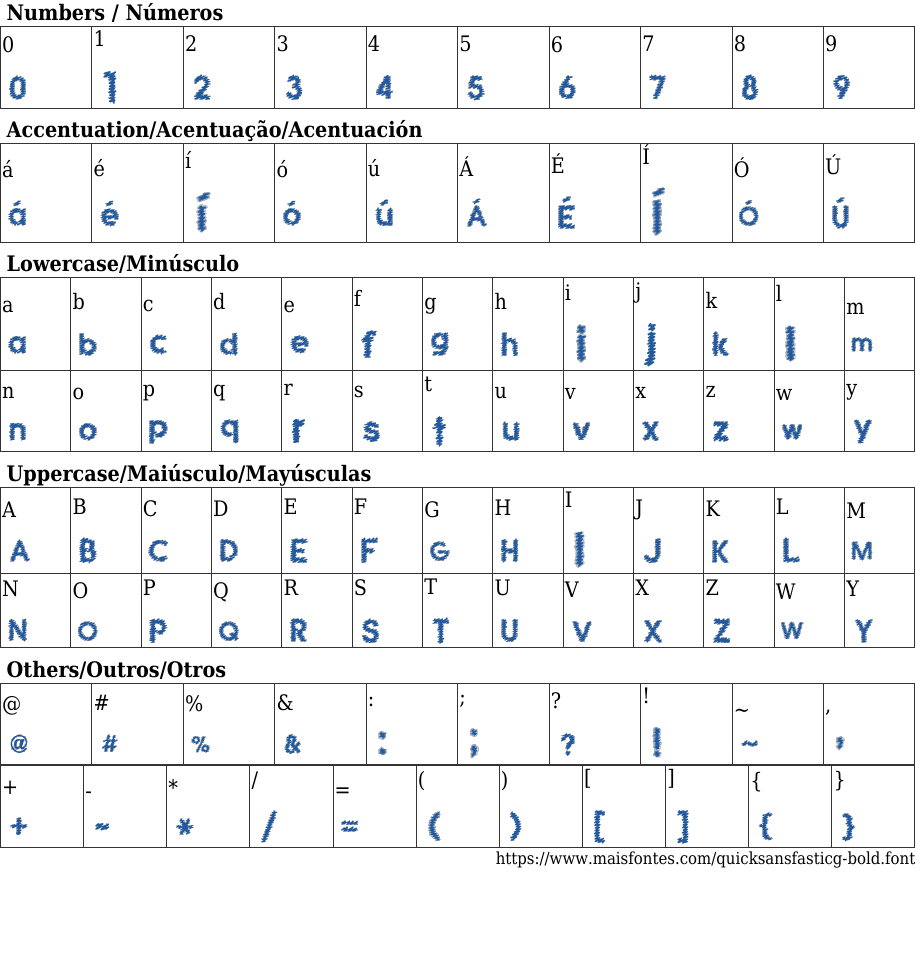Quicksans Fast ICG Bold: Free Font Download | MaisFontes