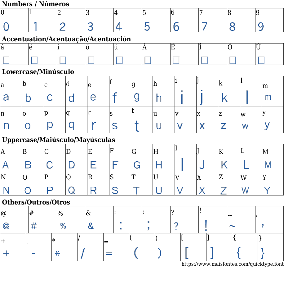 QuickType: Free Font Download | MaisFontes