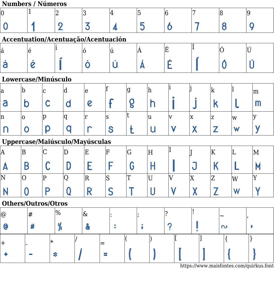 Quirkus: Free Font Download | MaisFontes