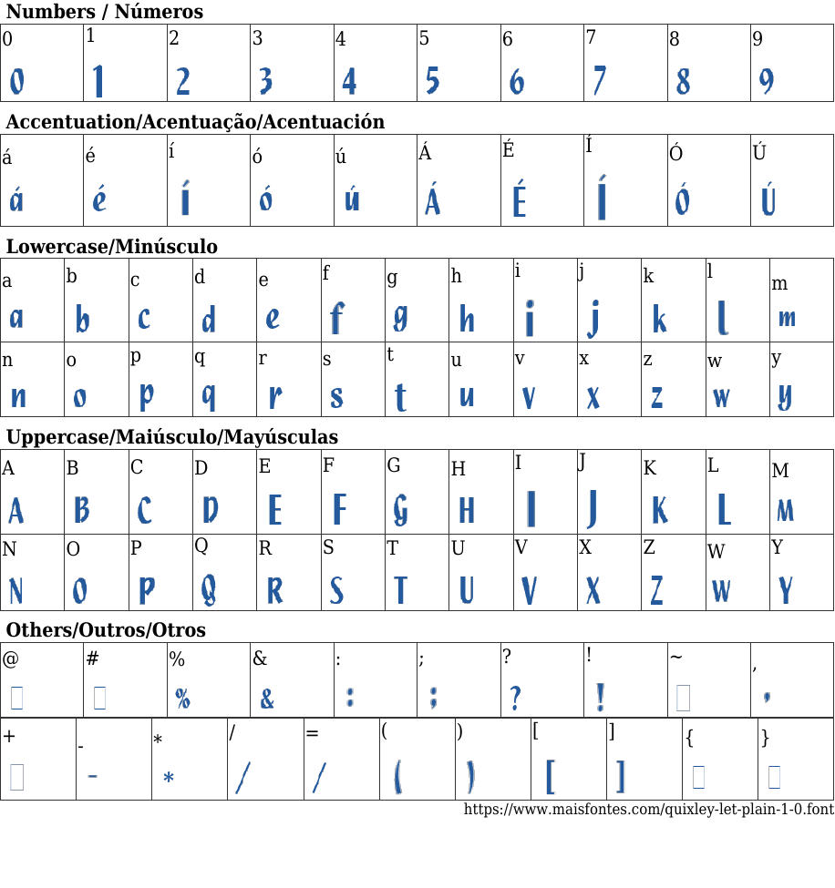 Quixley LET Plain 1 0: Baixar Fonte Grátis | MaisFontes