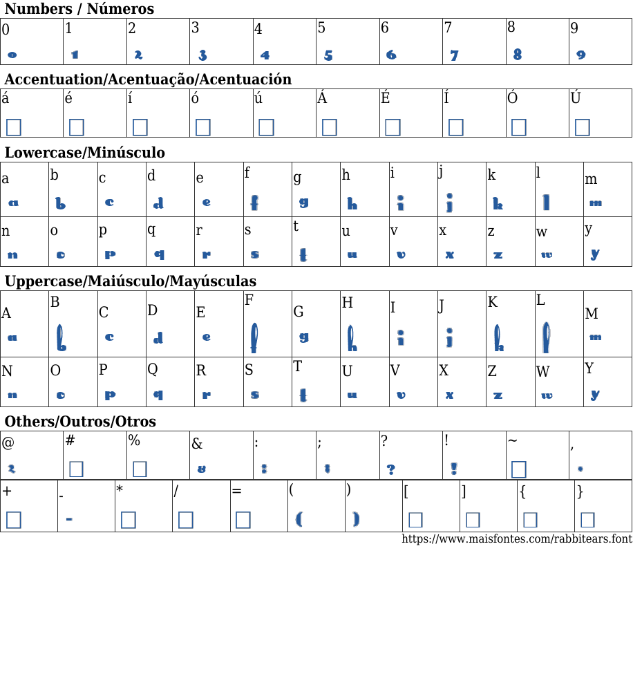 Rabbit Ears Font: Free Download | MaisFontes