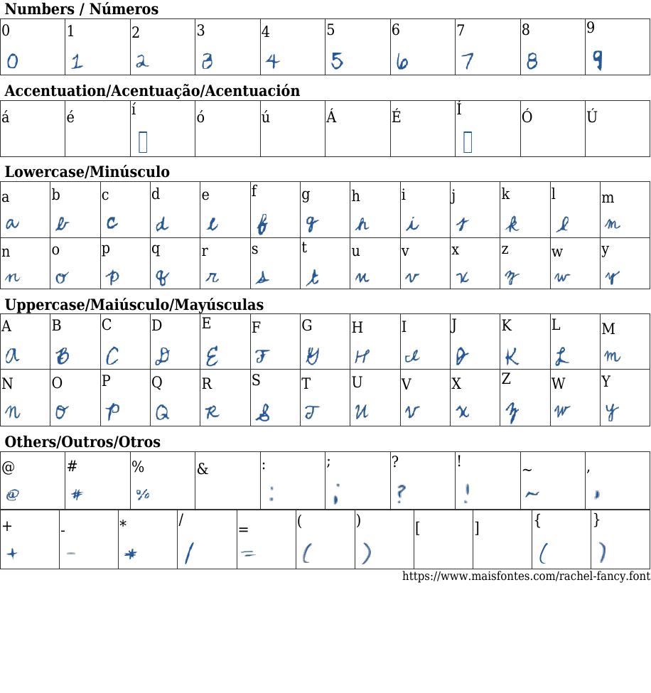 Rachel fancy: Free Font Download | MaisFontes