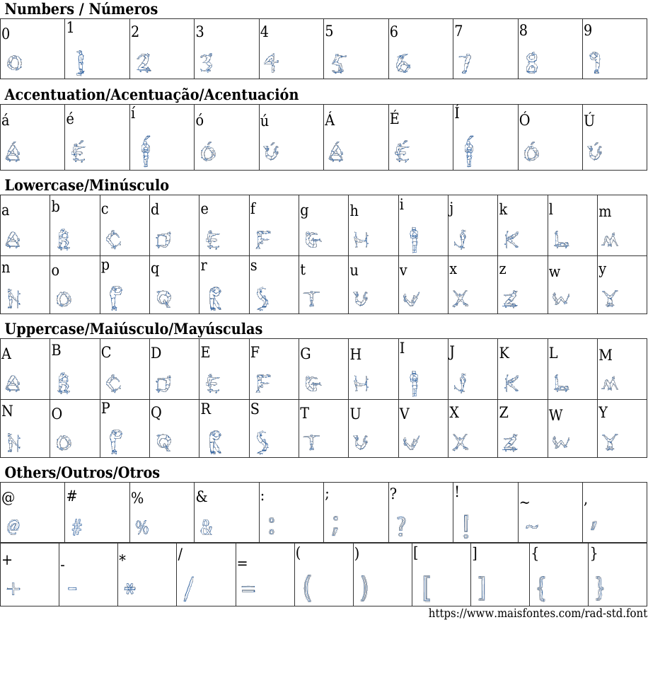 Rad Std: Free Font Download | MaisFontes