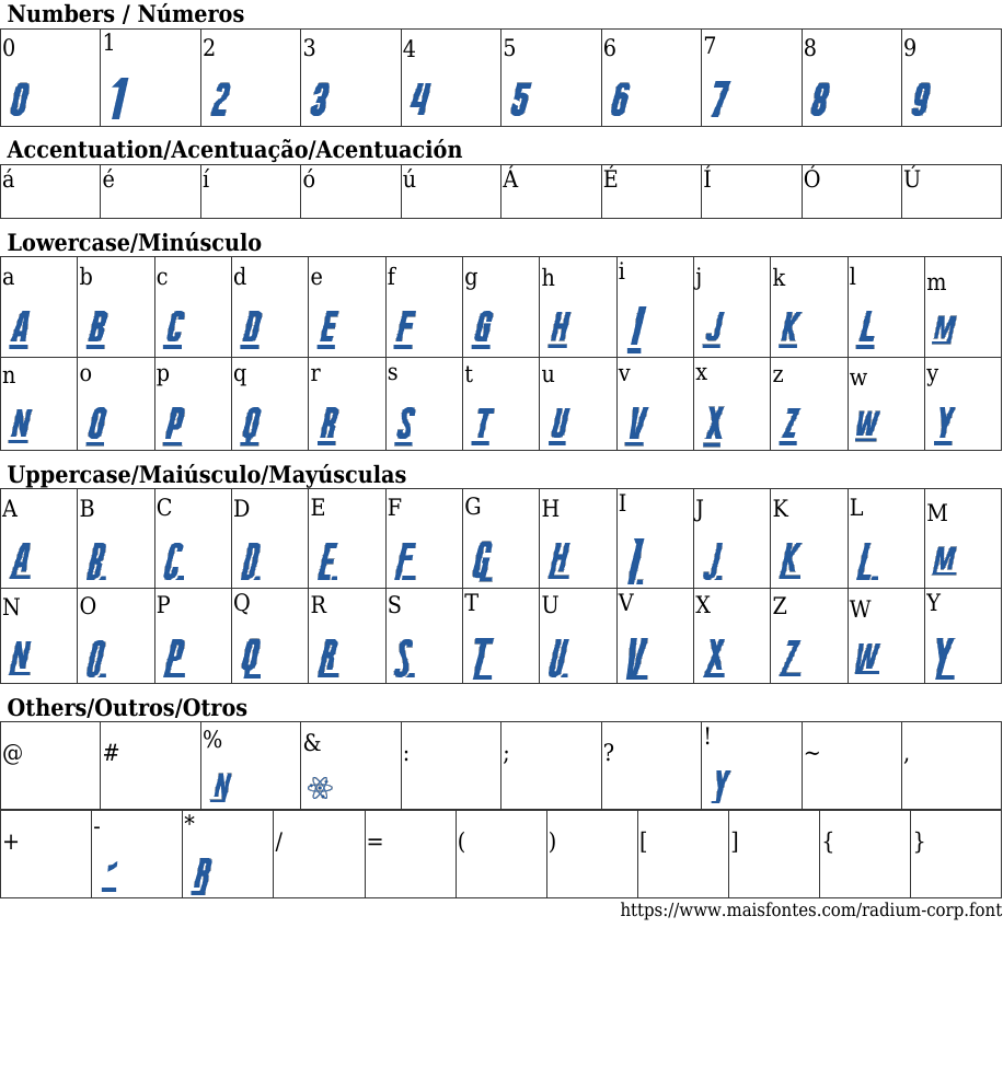 Radium Corp: Baixar Fonte Grátis | MaisFontes