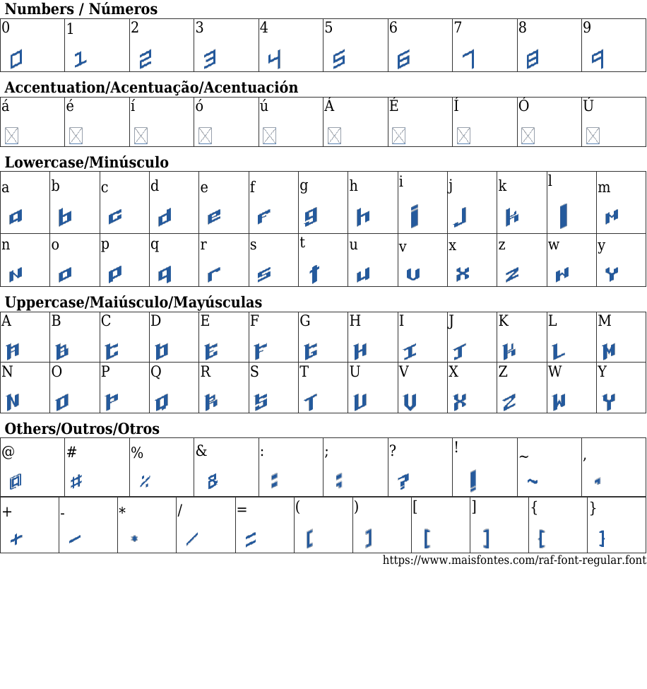 Raf Font Regular: Free Font Download | MaisFontes