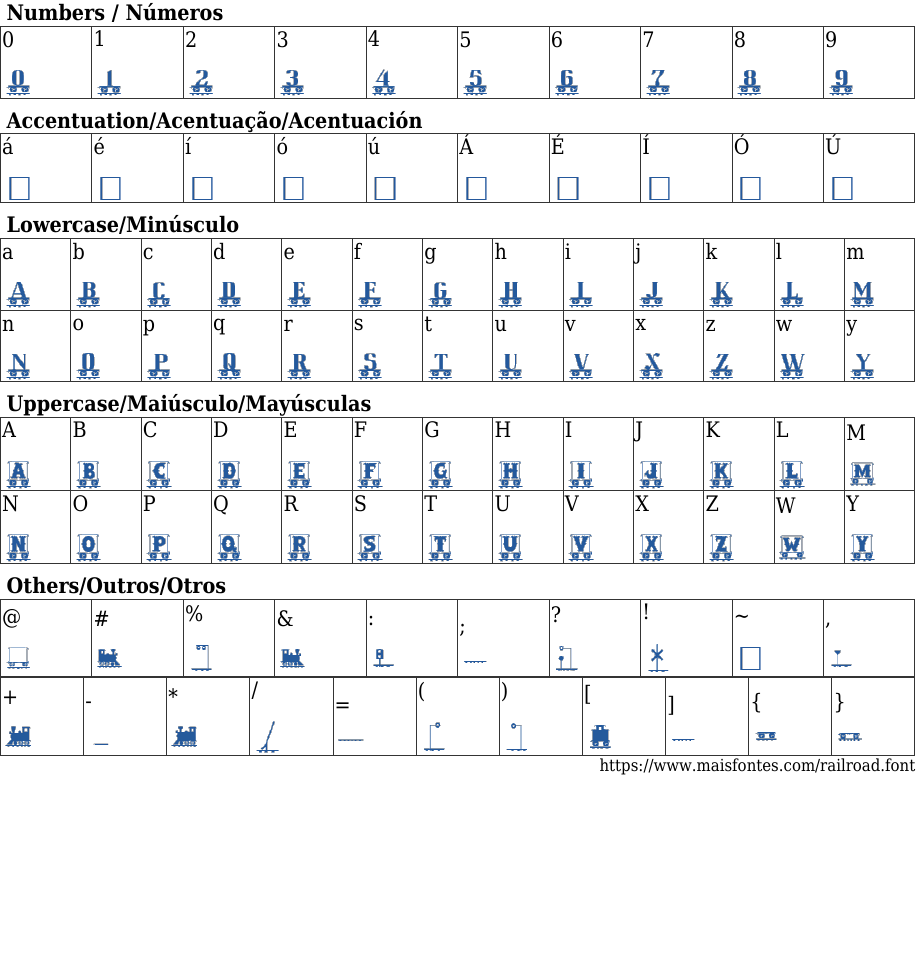 Railroad: Free Font Download | MaisFontes