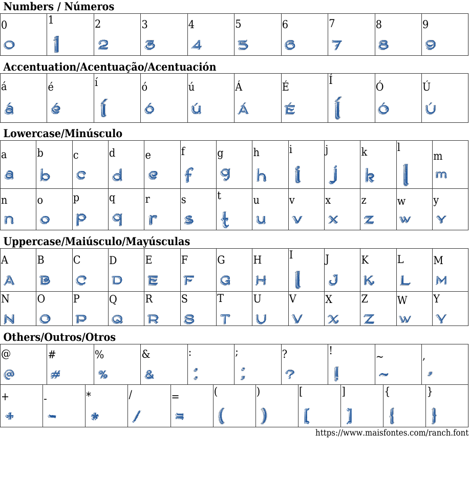 Ranch: Free Font Download | MaisFontes