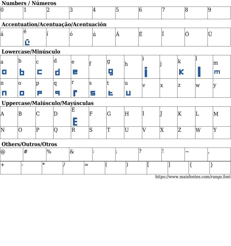 Rango: Baixar Fonte Grátis | MaisFontes