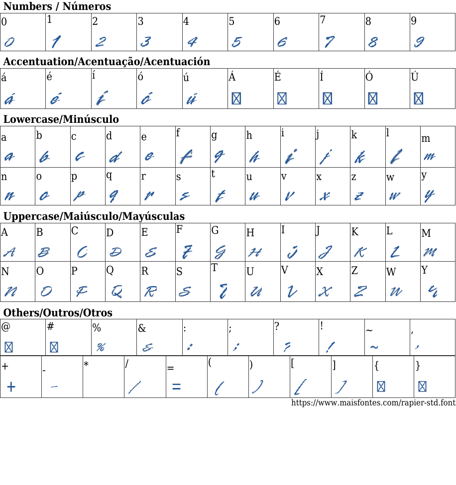 Rapier Std: Download Free Font | MaisFontes