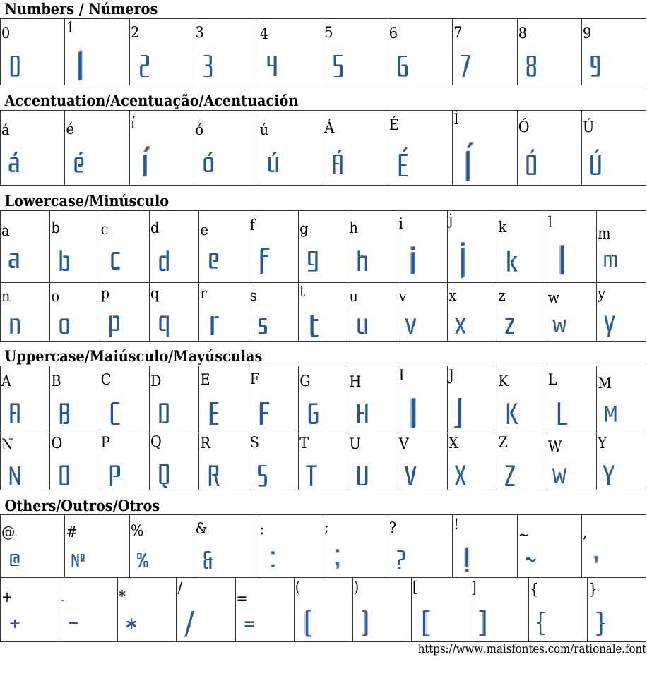 Rationale Font: Free Download | MaisFontes