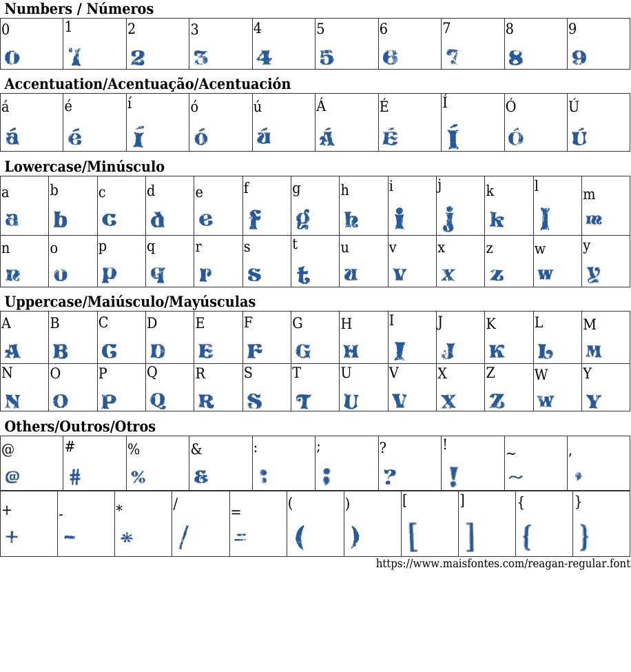 Reagan Regular: Free Font Download | MaisFontes