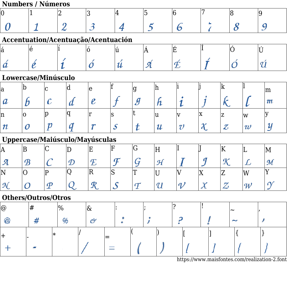 Realization 2: Free Font Download | MaisFontes