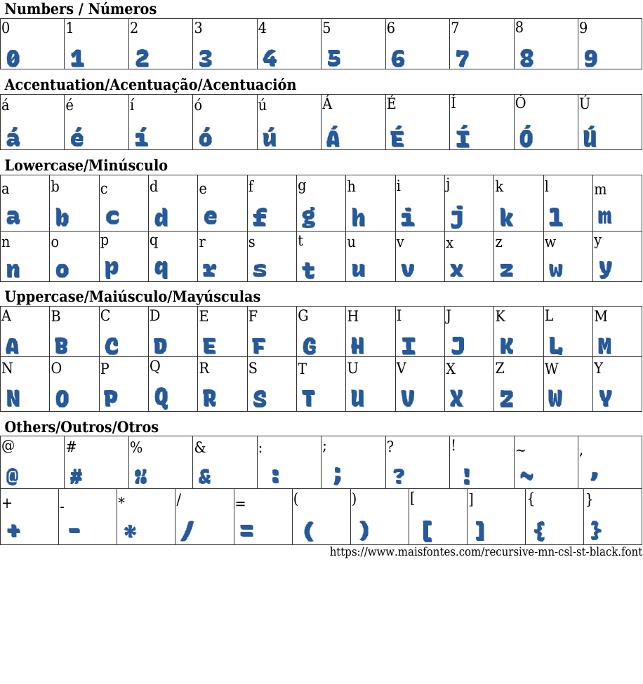Recursive Mono Casual Static Black: Free Font Download | MaisFontes
