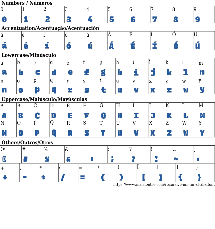 Recursive Mono Linear Static ExtraBlack Font: Free Download | MaisFontes