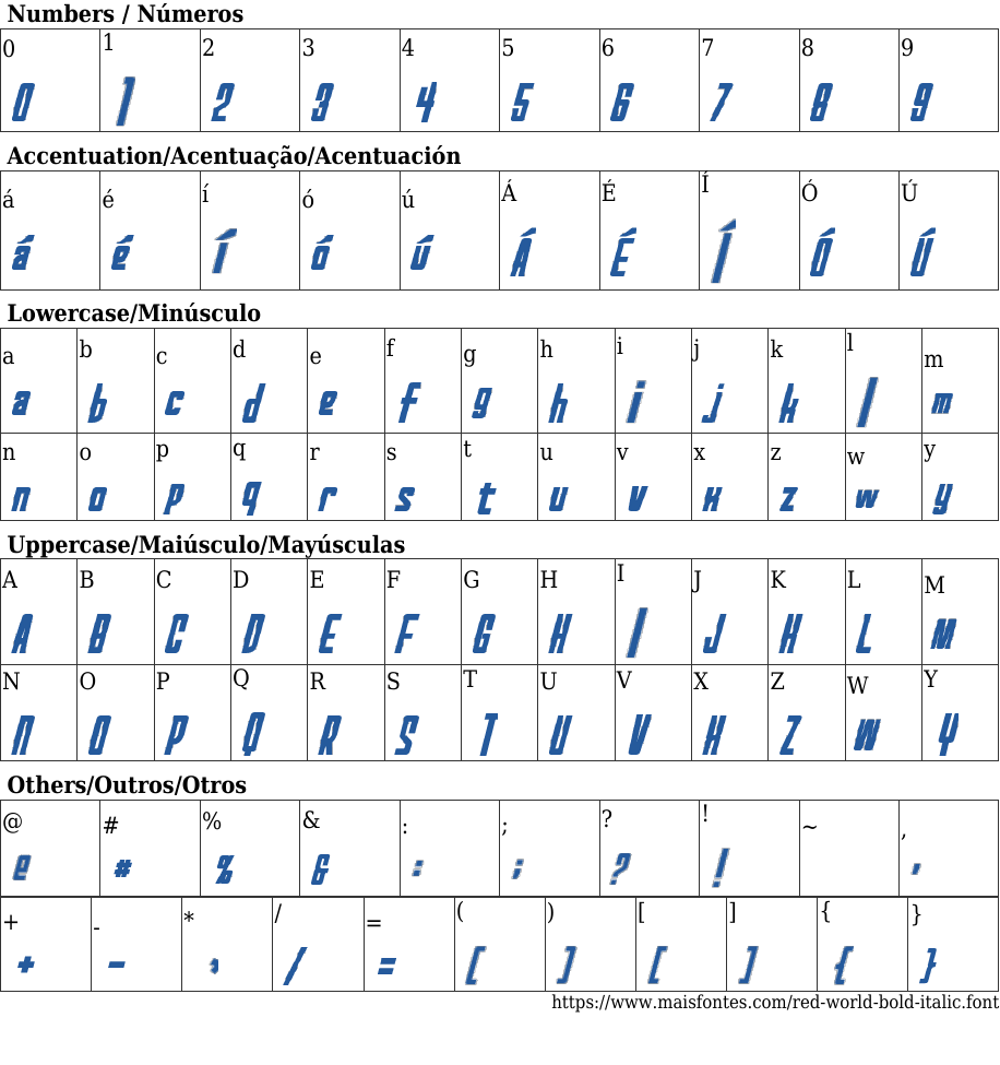 Red World Bold Italic: Baixar Fonte Grátis | MaisFontes