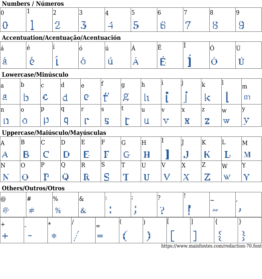 Redaction 70: Free Font Download | MaisFontes