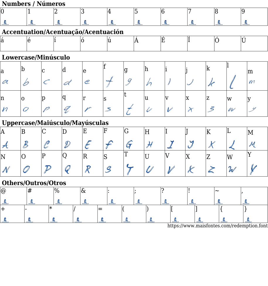 Redemption Font: Free Download | MaisFontes