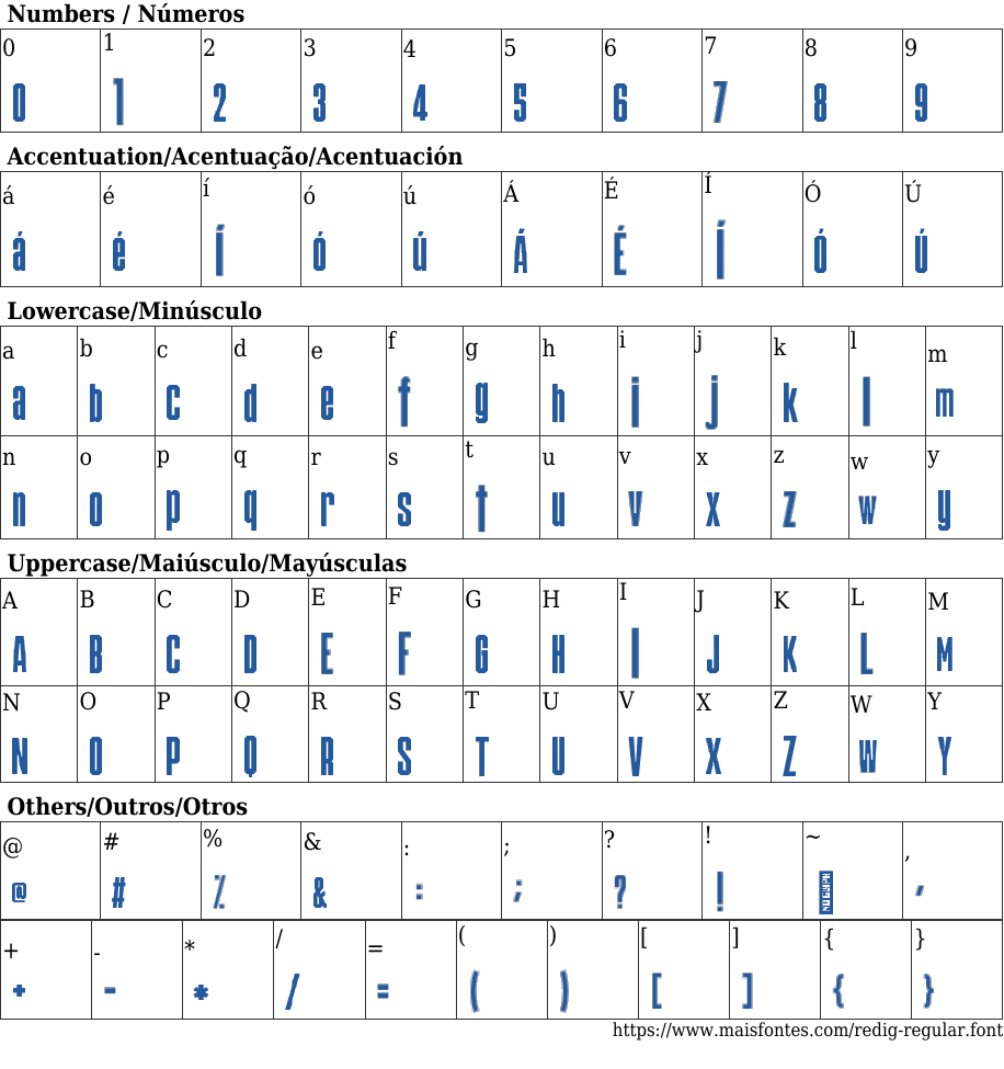 Redig Regular: Download Free Font | MaisFontes