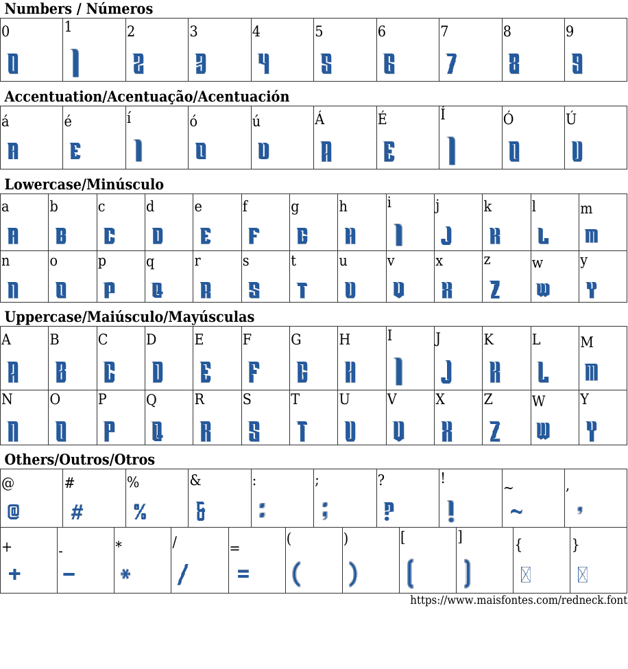 REDNECK: Free Font Download | MaisFontes
