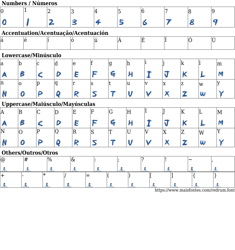 REDRUM: Free Font Download | MaisFontes