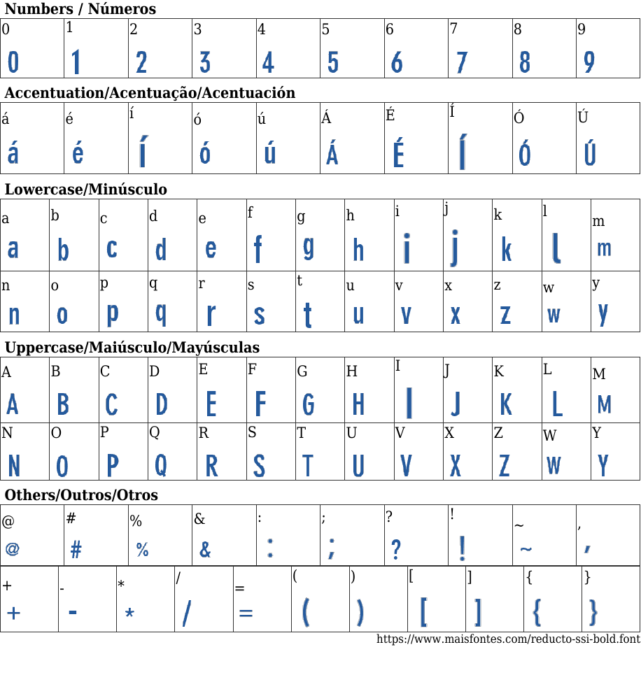 Reducto SSi Bold: Free Font Download | MaisFontes