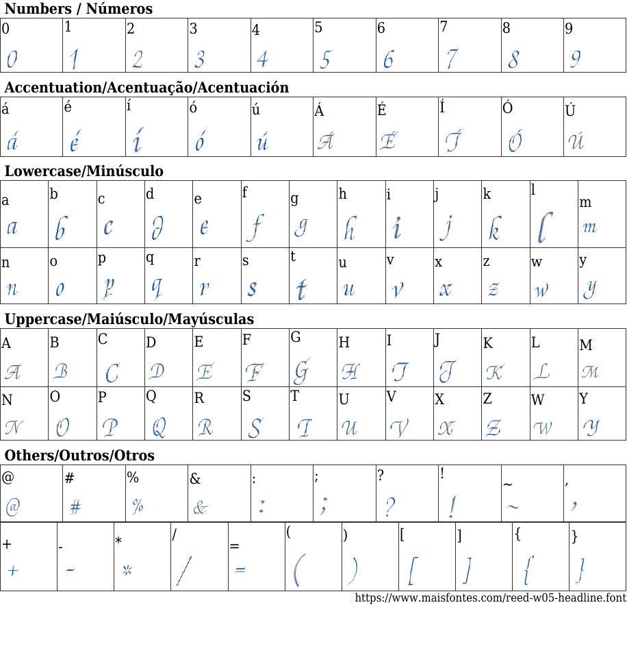 Reed W05 Headline Font: Free Download | MaisFontes