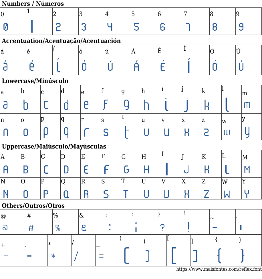 Reflex Font: Free Download | MaisFontes