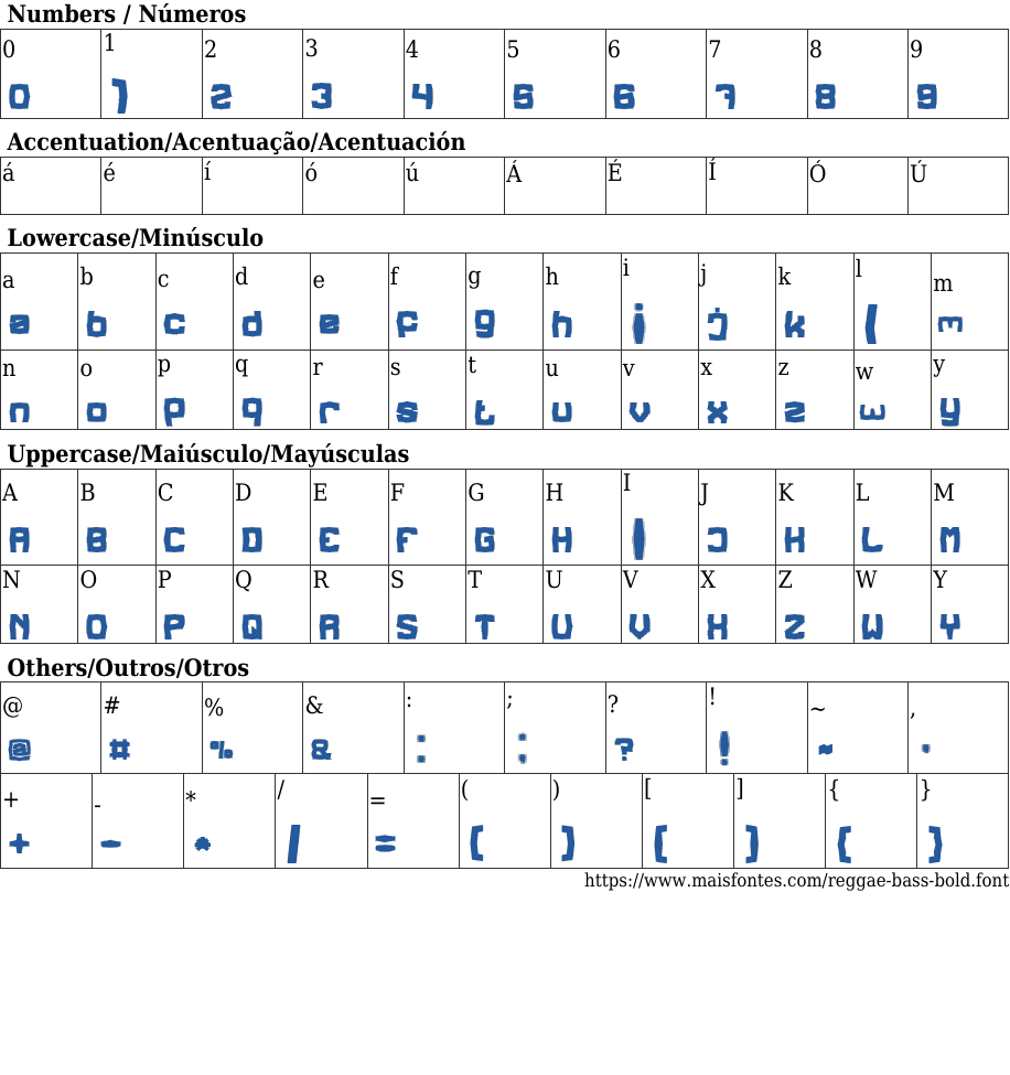 REGGAE BASS Bold: Free Font Download | MaisFontes