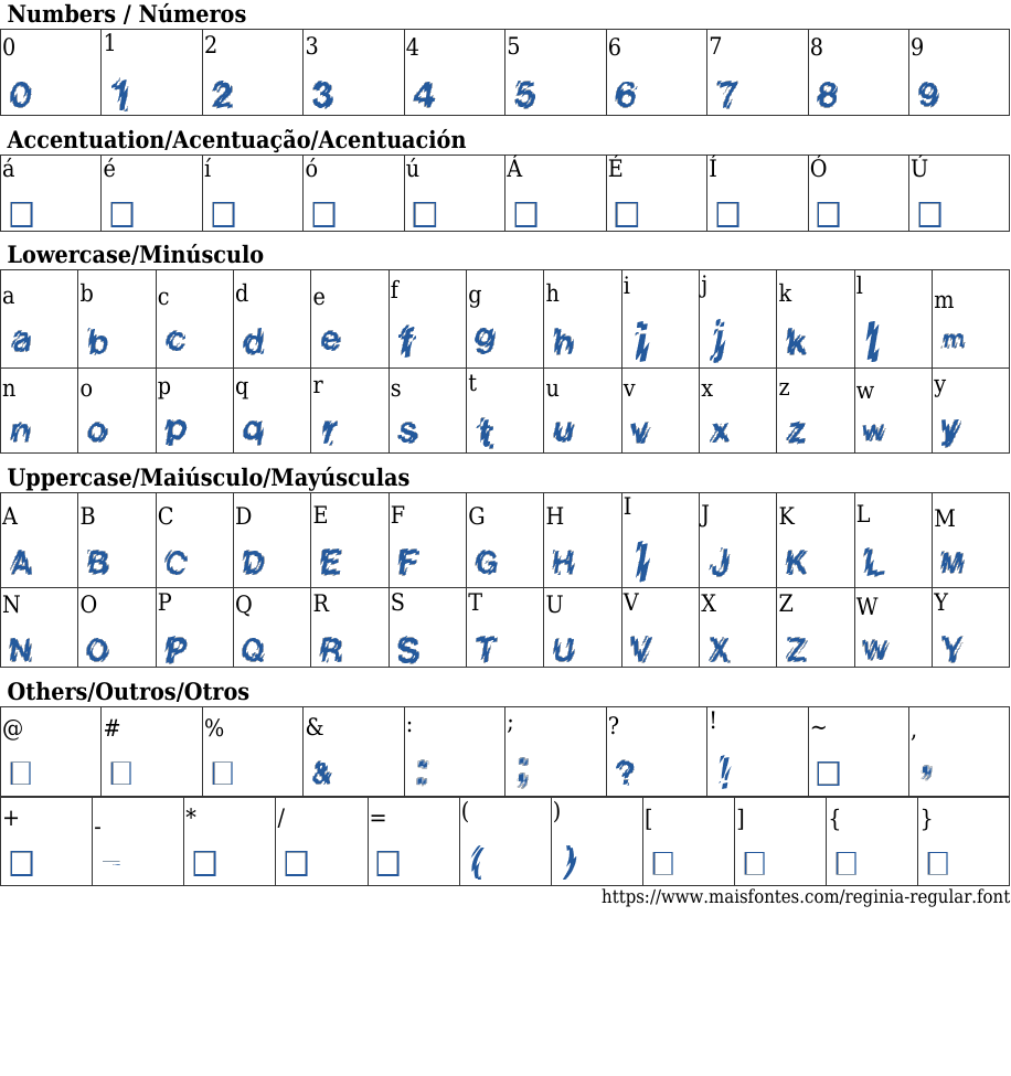 REGINIA Regular: Baixar Fonte Grátis | MaisFontes