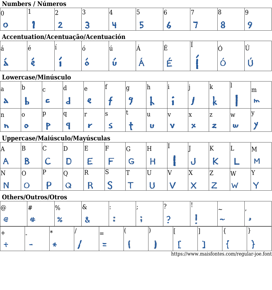 Regular Joe Font: Free Download | MaisFontes