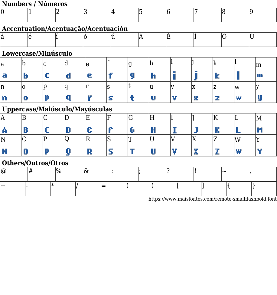 Remote Flash Small Bold: Free Font Download | MaisFontes