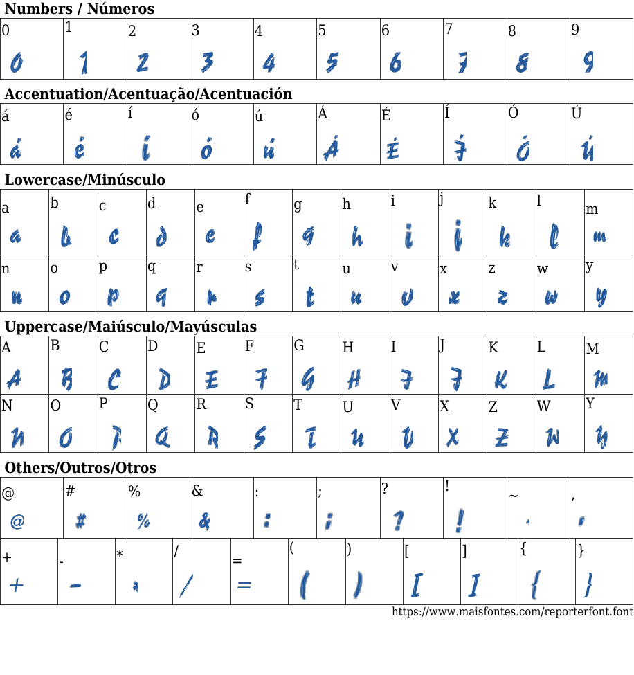 Reporter Brush: Free Font Download | MaisFontes