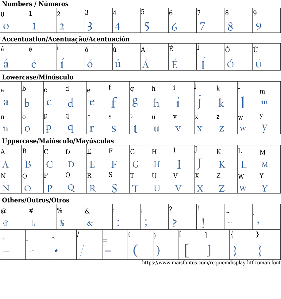 Requiem Display Roman Font: Free Download | MaisFontes