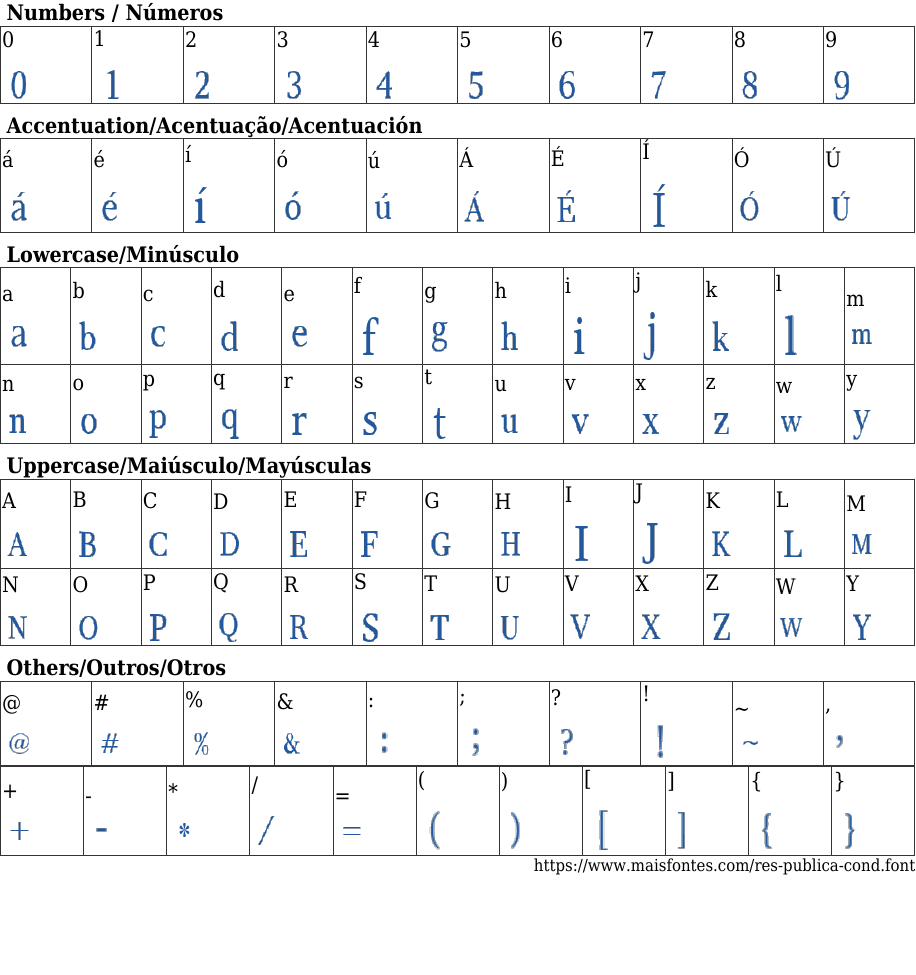 Res Publica Cond: Baixar Fonte Grátis | MaisFontes