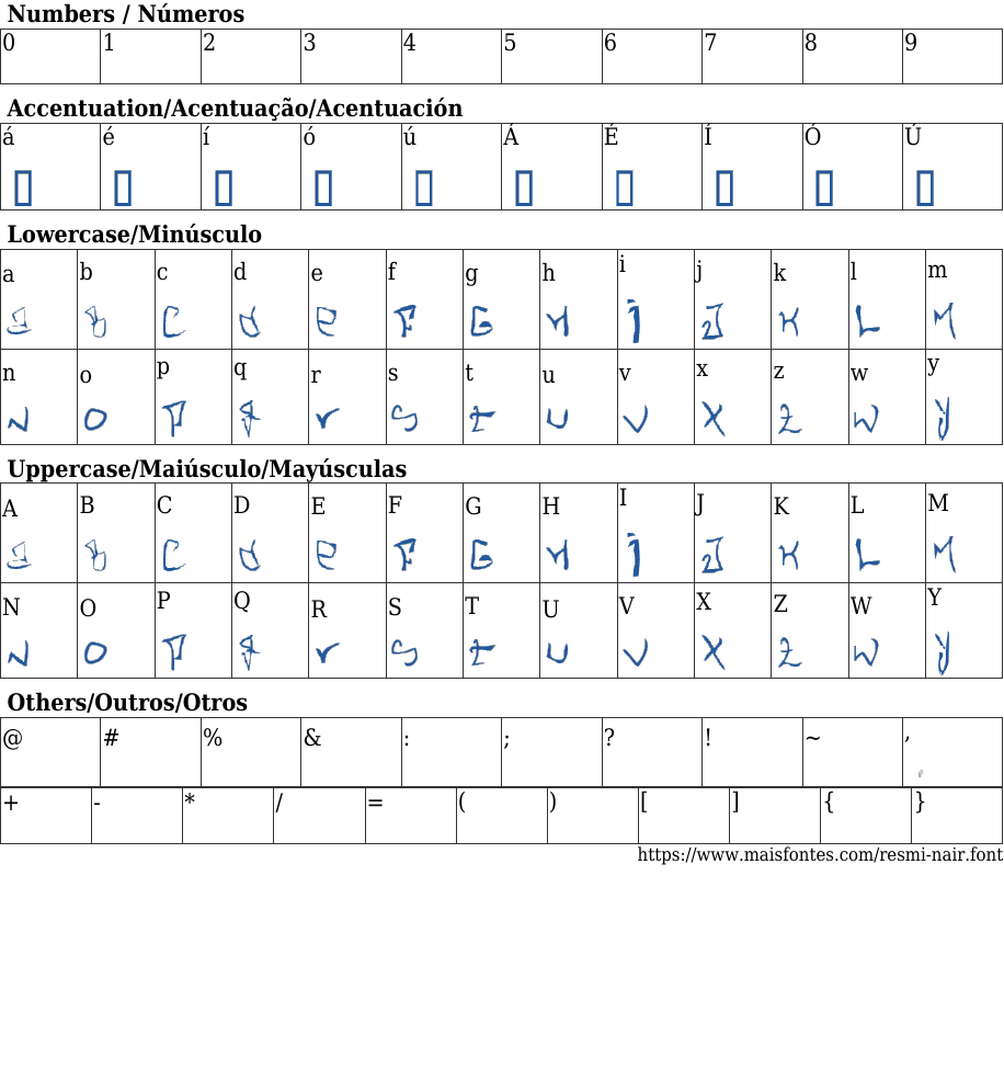 Resmi Nair Font: Free Download | MaisFontes