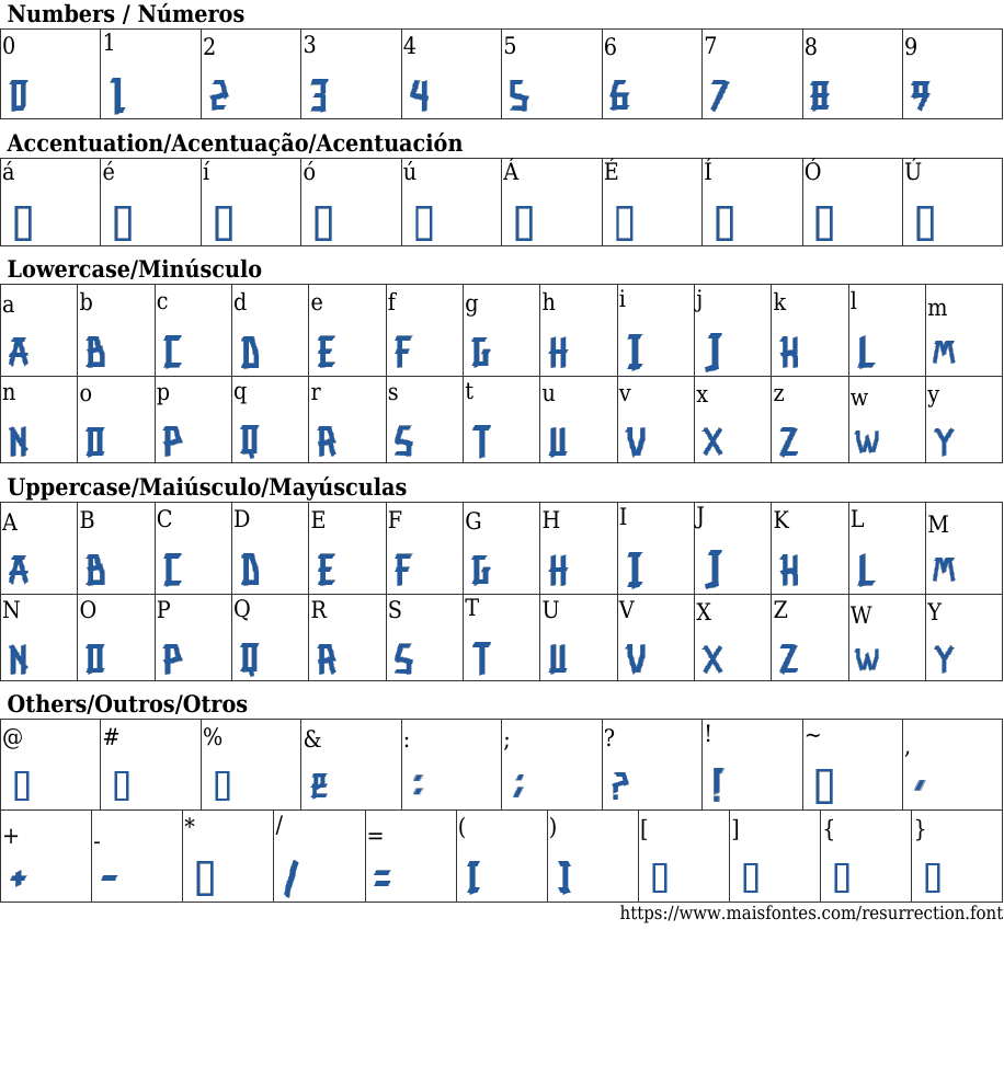 Resurrection Font: Free Download | MaisFontes