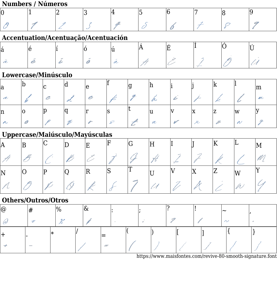 Revive 80 Smooth Signature: Free Font Download | MaisFontes