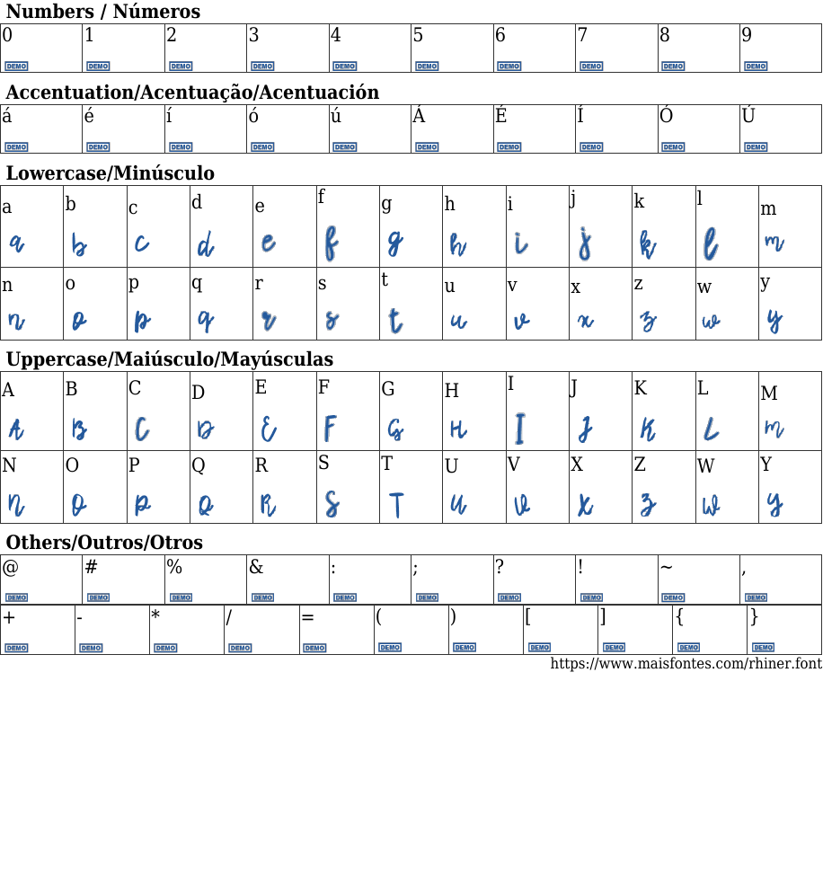 Rhiner: Free Font Download | MaisFontes