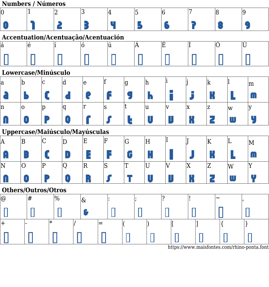 Rhino Ponta: Baixar Fonte Grátis | MaisFontes